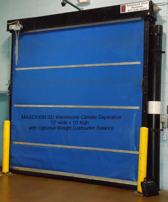 MAXDoor Vertical Lift Fabric Door Photo GalleryMaxDoor